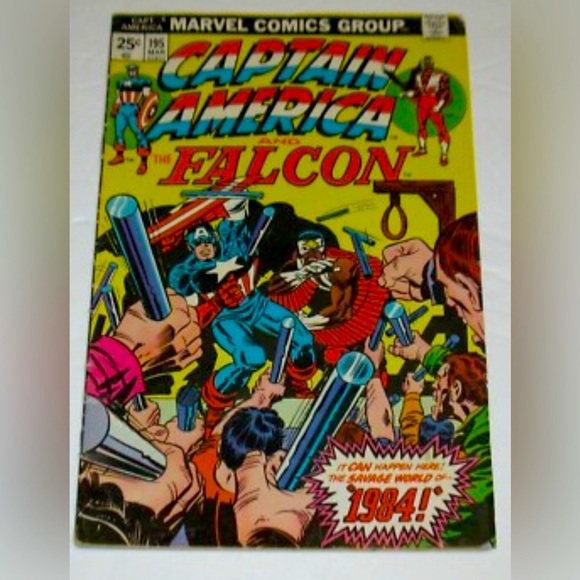 Marvel | Other | Captain America And Falcon Comic Book Vol 195 From ...